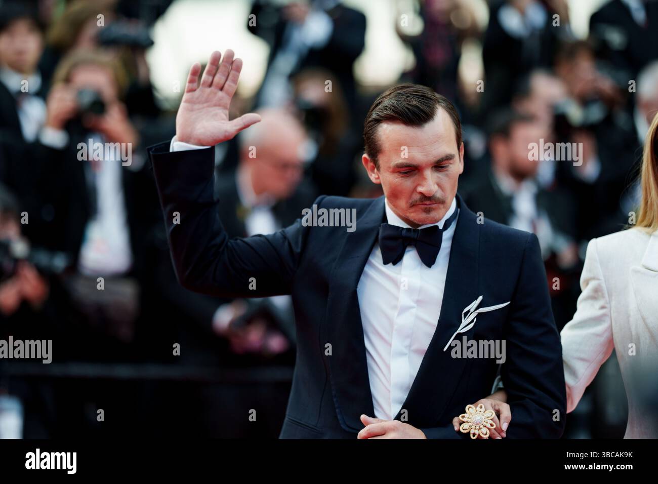 CANNES, FRANCE - MAY 18: Rupert Friend, Aimee Mullins attend the "The ...