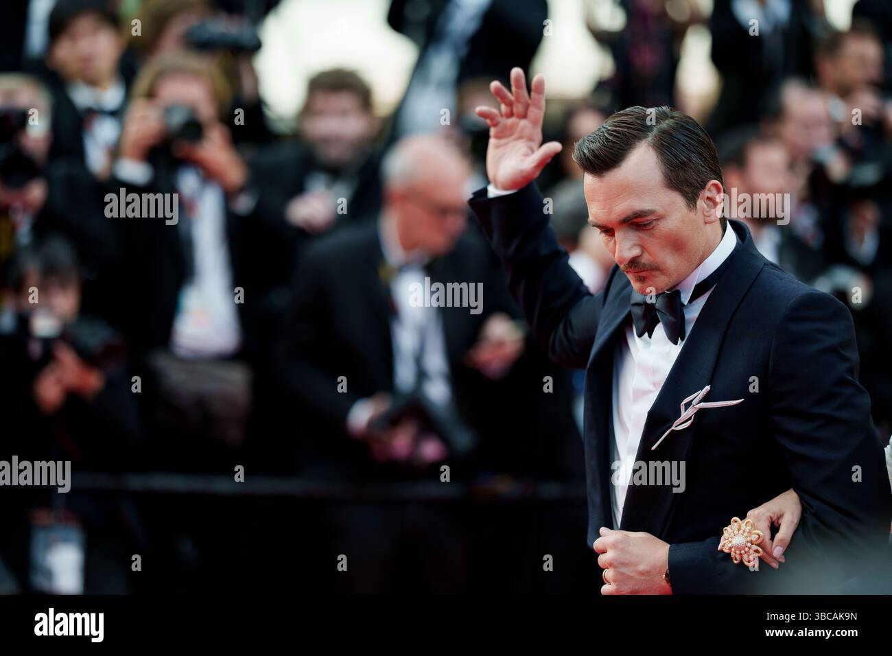 CANNES, FRANCE - MAY 18: Rupert Friend, Aimee Mullins attend the "The ...