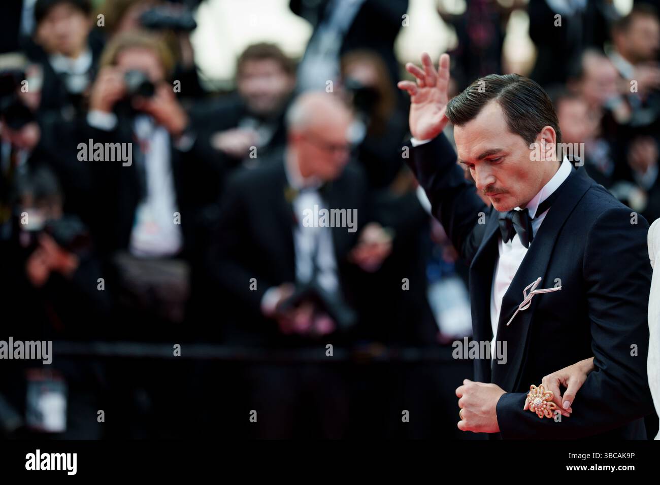 CANNES, FRANCE - MAY 18: Rupert Friend, Aimee Mullins attend the "The ...