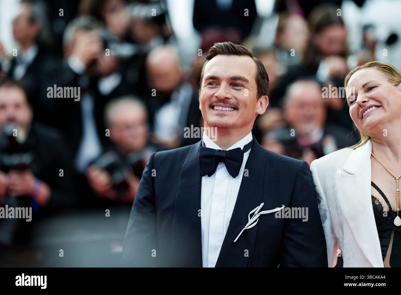 CANNES, FRANCE - MAY 18: Rupert Friend, Aimee Mullins attend the "The ...
