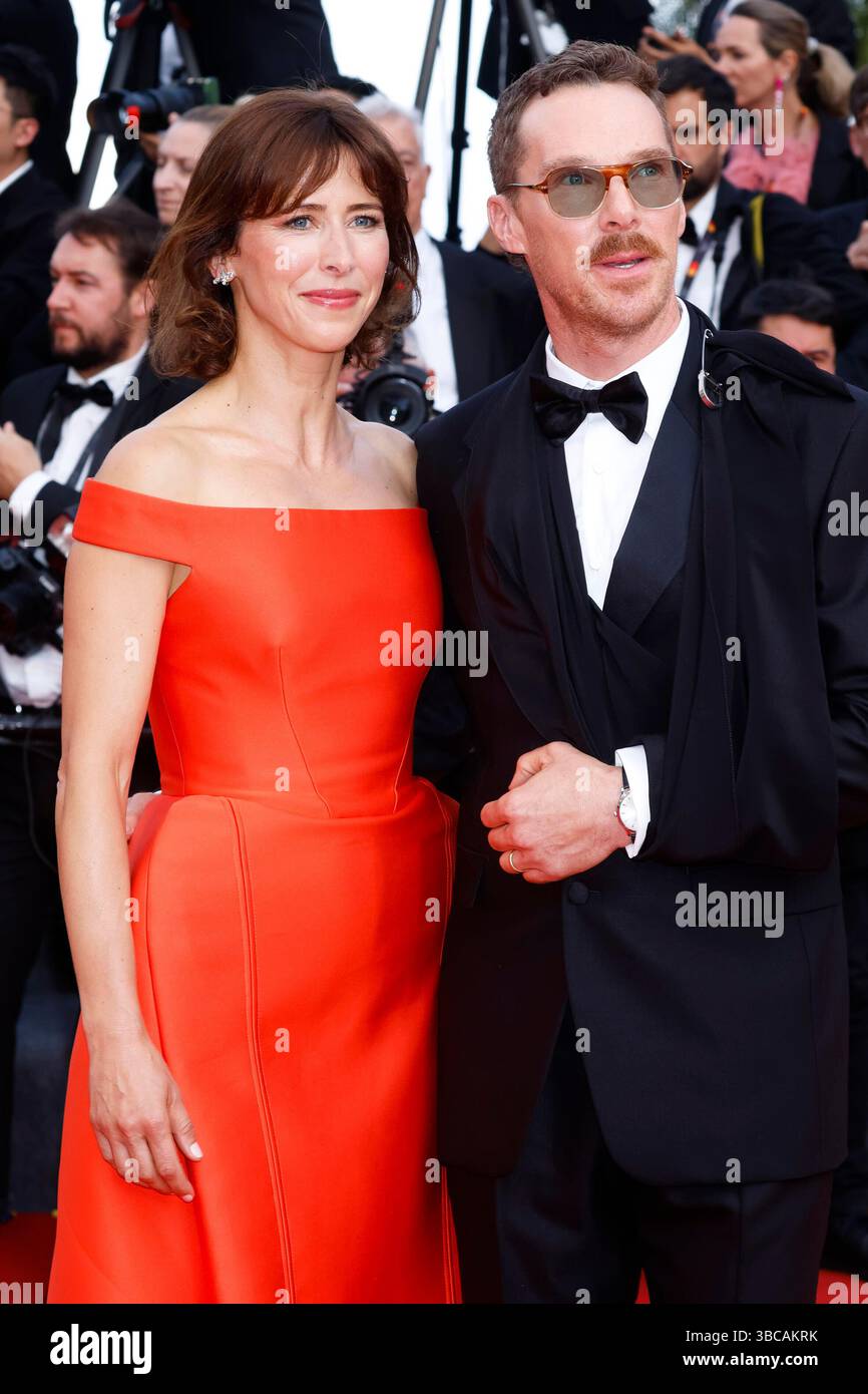 Benedict Cumberbatch and Sophie Hunter attend the premiere of 'The ...