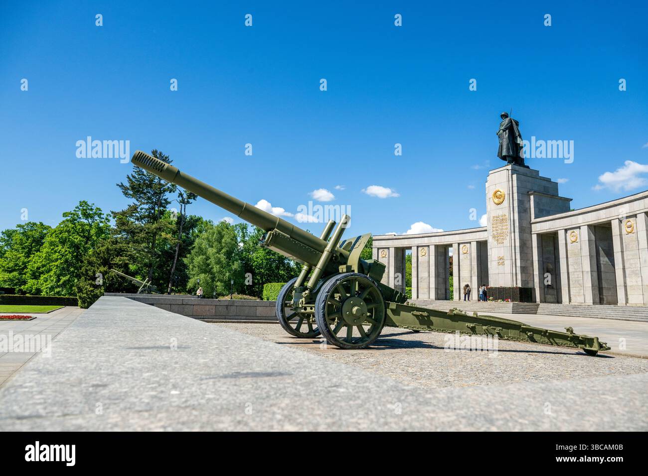 The Soviet War Memorial in (Tiergarten) Berlin, commemorating the ...