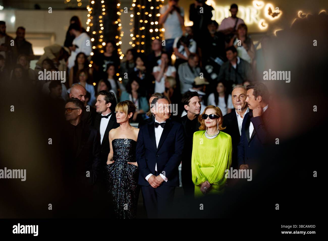 CANNES, FRANCE - MAY 18: André Marcon, Jacques Fieschi, Laurent Lafitte ...