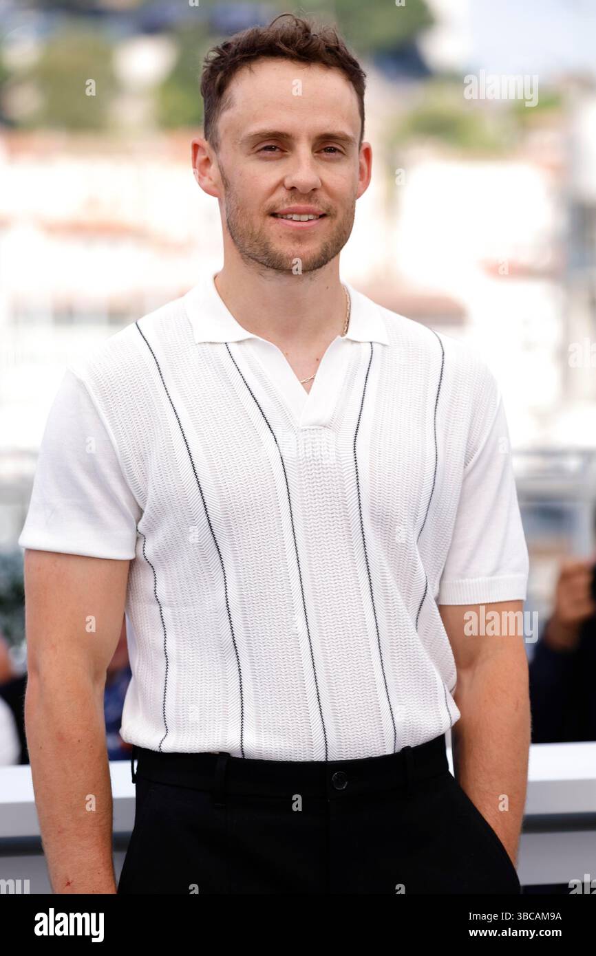 Harry Lighton poses at the photocall of 'Pillion' during the 78th ...