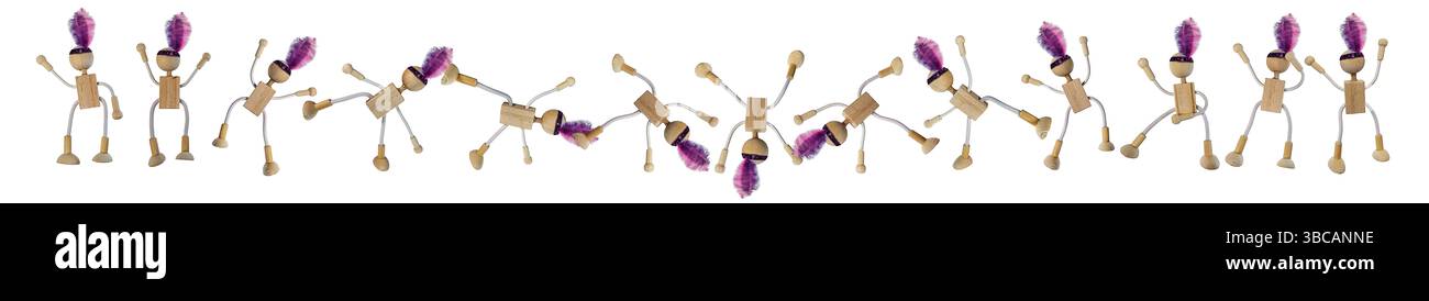 Doing a dance line summersalt Cartwheel scenario Stock Photo - Alamy