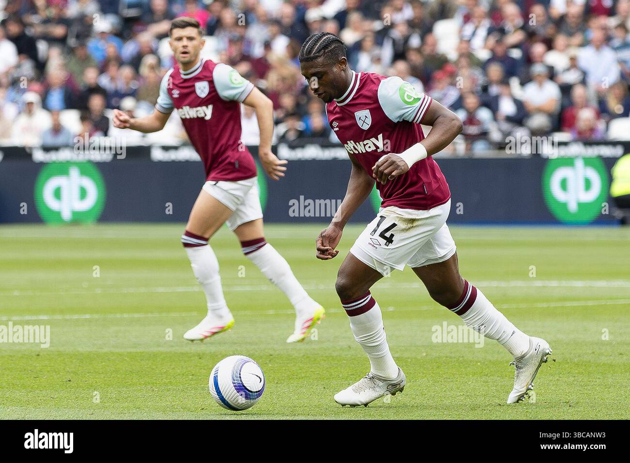 during the West Ham United FC v Nottingham Forest FC English Premier ...