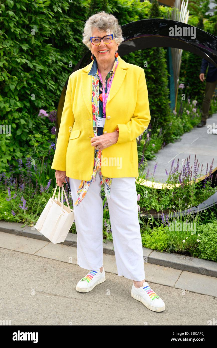 London, UK. 19 May 2025. Prue Leith pictured at the RHS Chelsea Flower ...