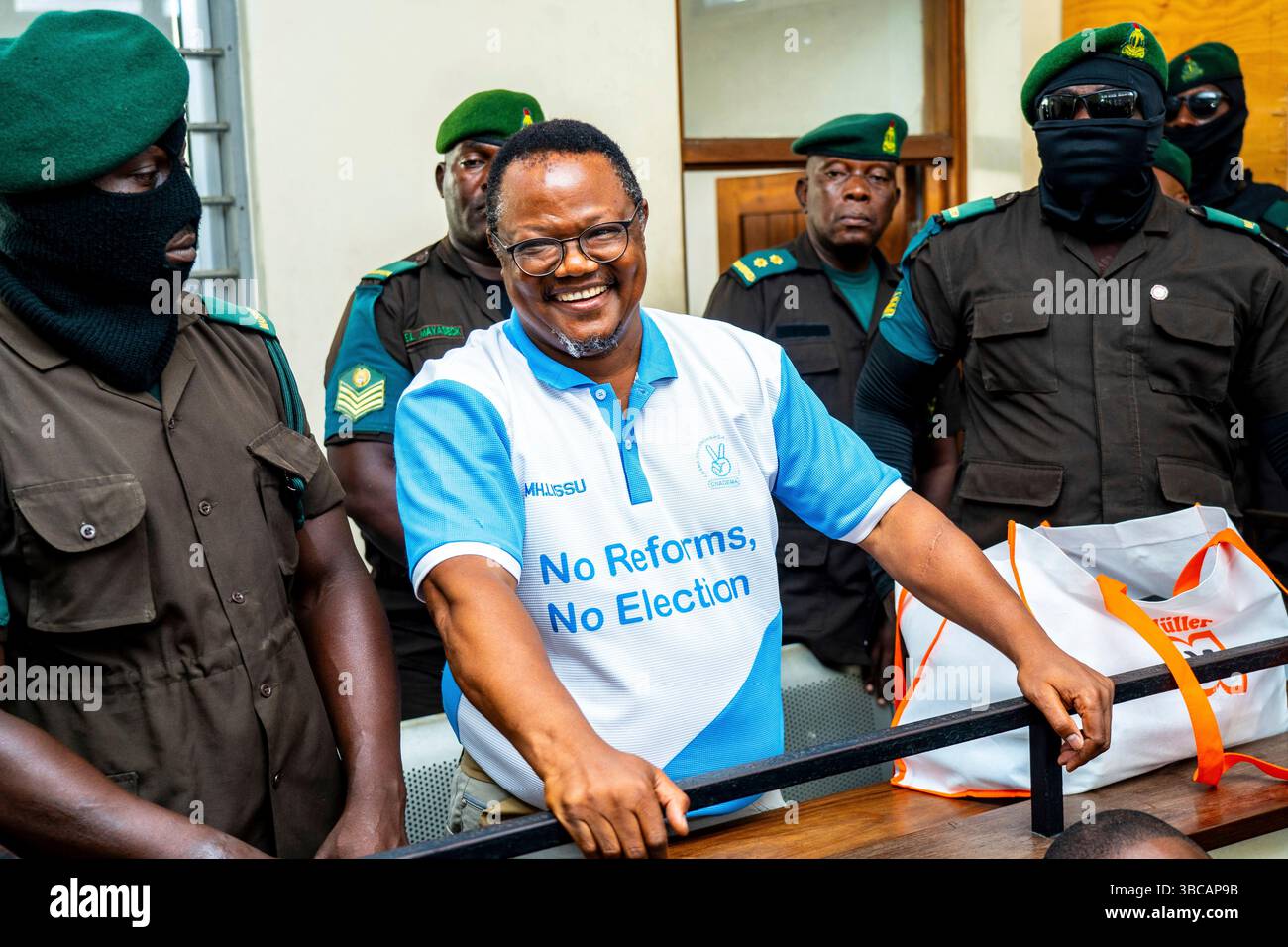 CAPTION CORRECTS THE SPELLING - Tanzania's main opposition leader Tundu ...