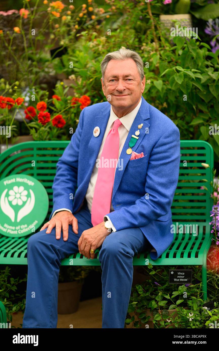 London, UK. 19 May 2025. Alan Titchmarsh at the Plant Heritage stand ...