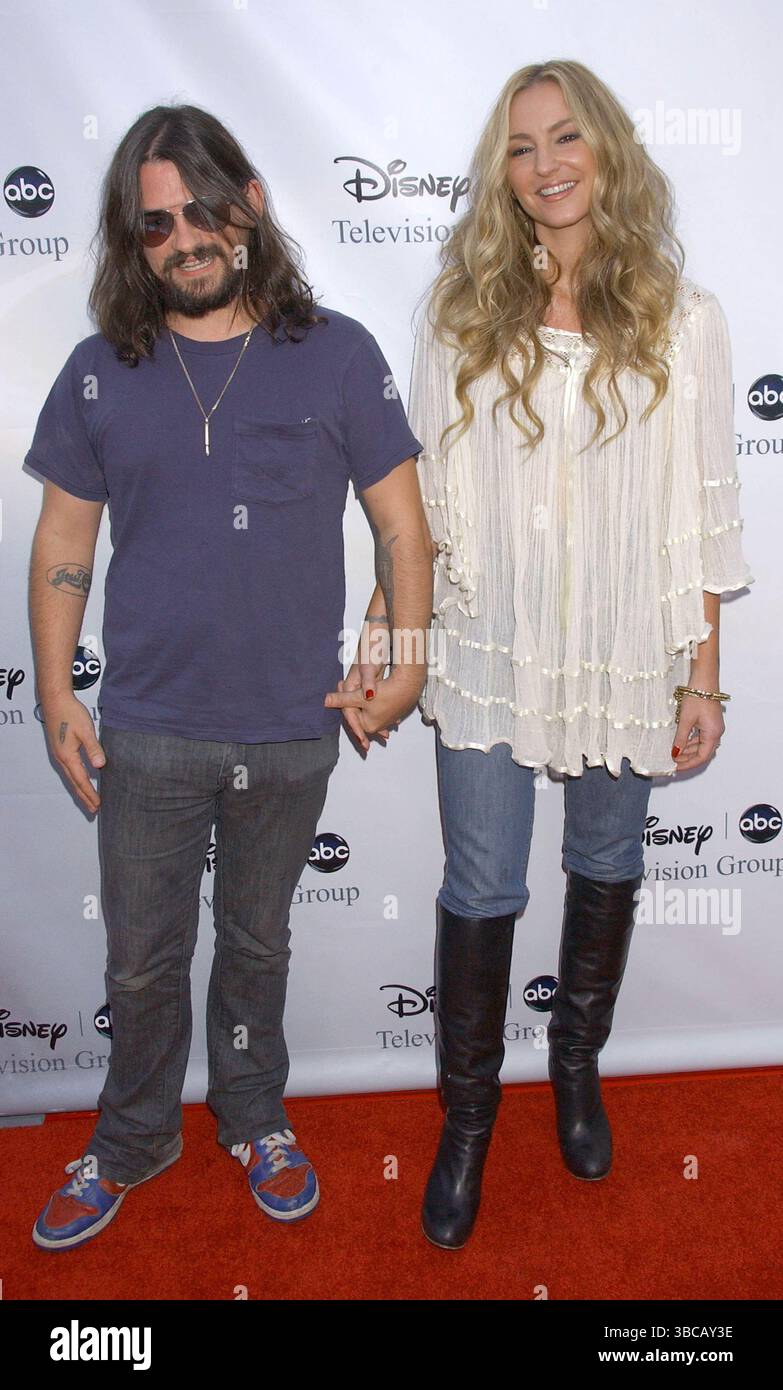 Shooter Jennings and Drea de Matteo at the Disney-ABC Television Group ...