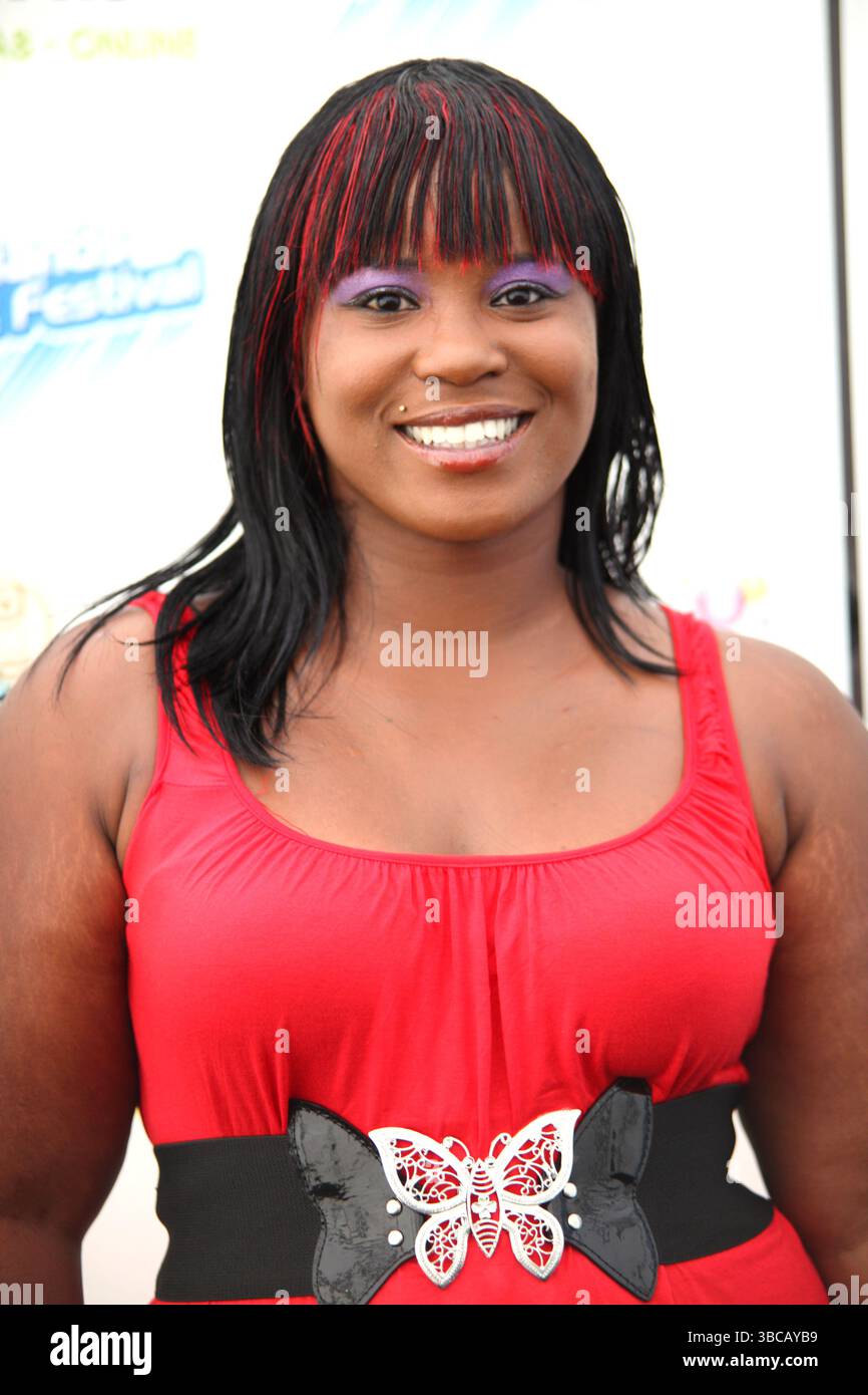 Rachel Hylton at the Midlands Music Festival at Tam worth Castle in ...