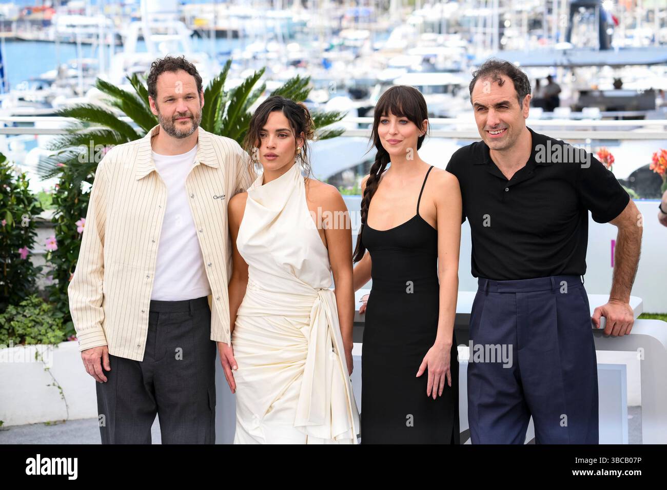 Italy. 19th May, 2025. Kyle Marvin, Adria Arjona, Dakota Johnson ...