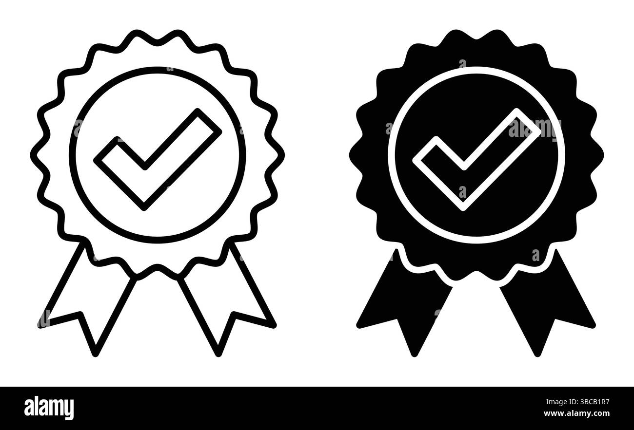 Certified badge, label, logo, icon set. Premium quality. Achievement badge. Profile Verification ...