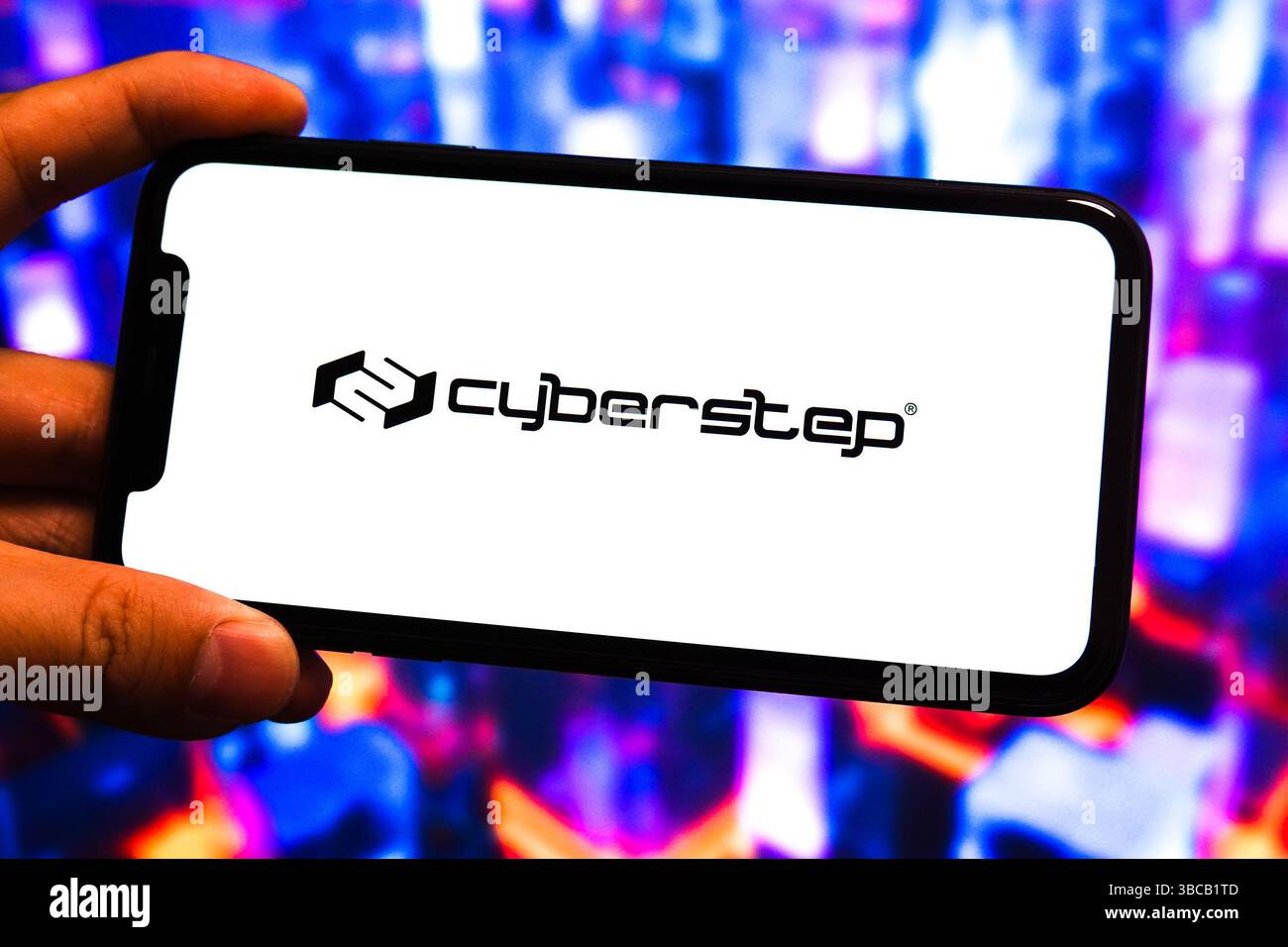 China. 19th May, 2025. In this photo illustration, a CyberStep logo is ...