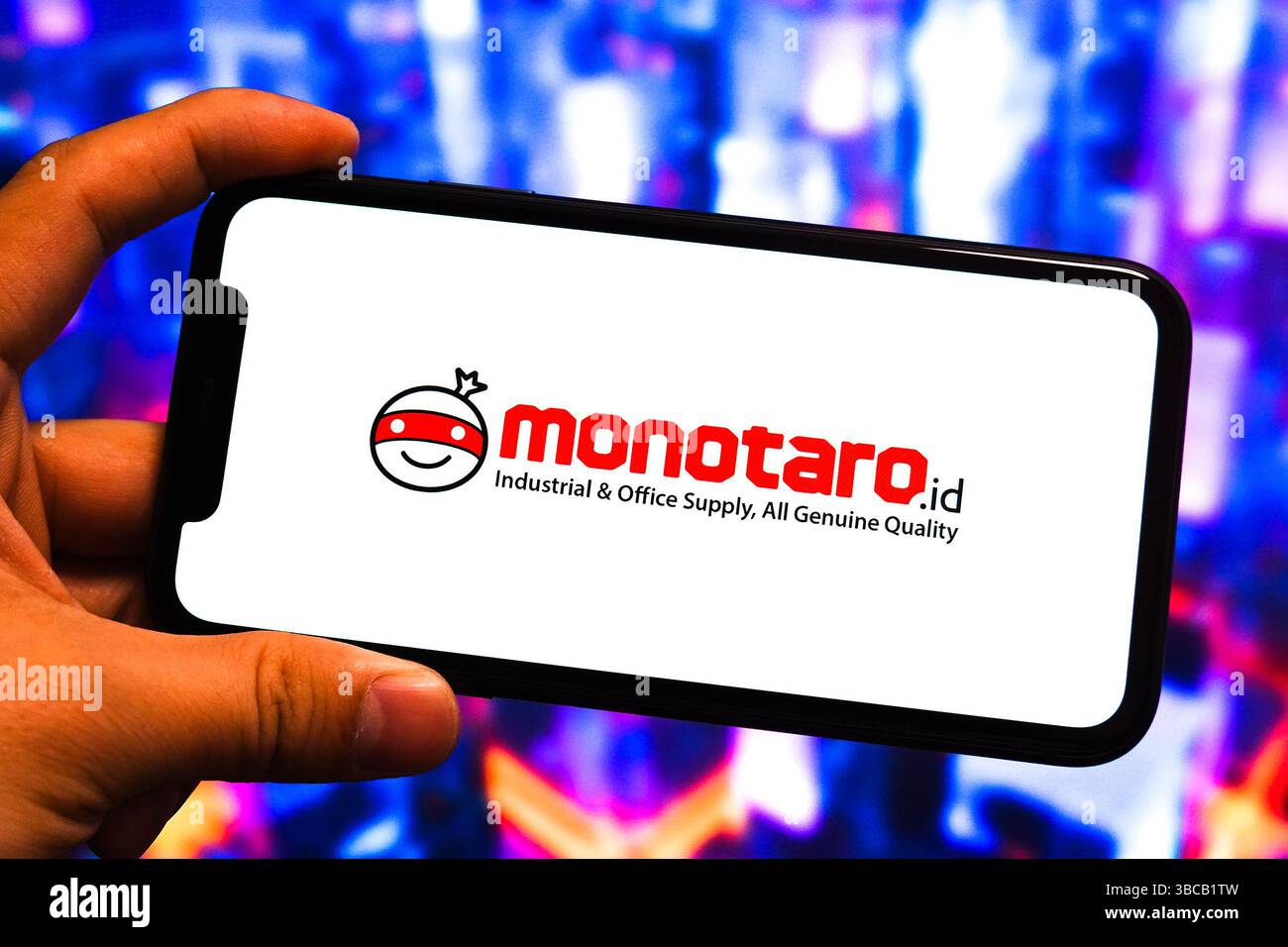 China. 19th May, 2025. In this photo illustration, a Monotaro logo is ...