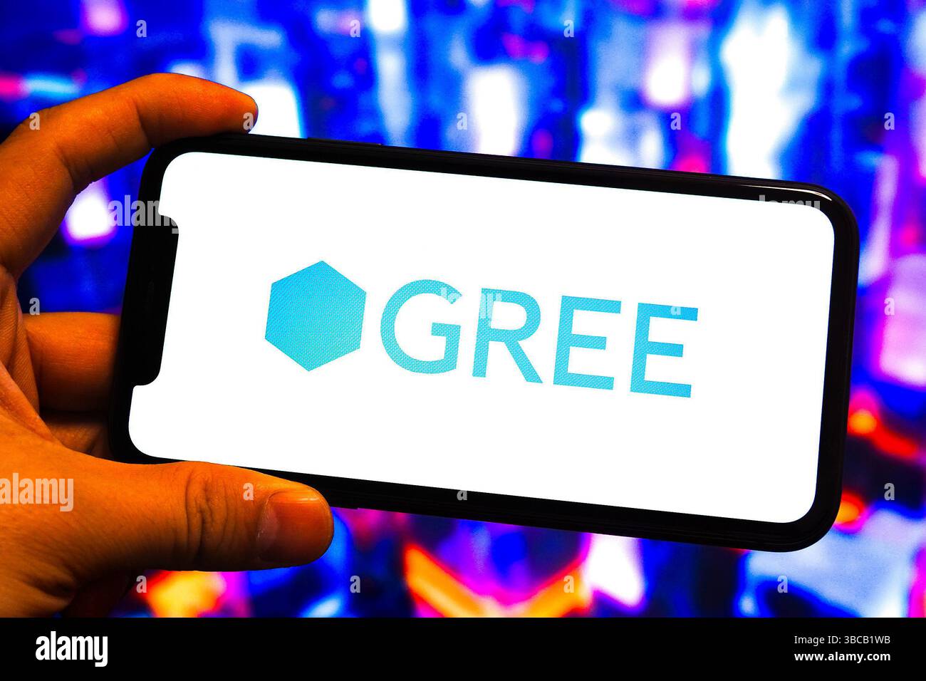 China. 19th May, 2025. In this photo illustration, a Gree logo is seen ...