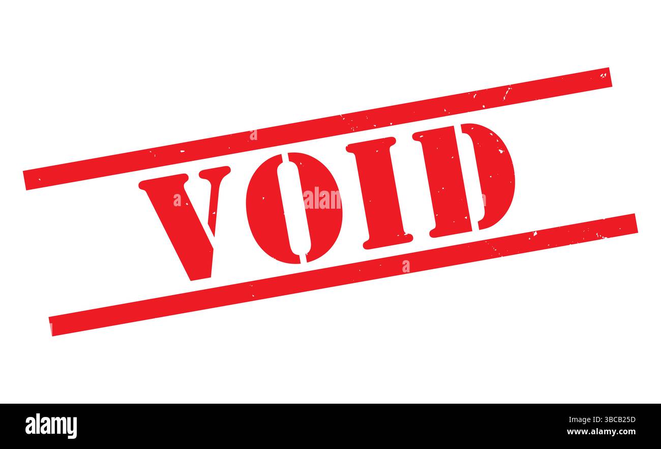 Void stamp, Void sign on red ink, Void vector, Void label, Void sticker on white background ...