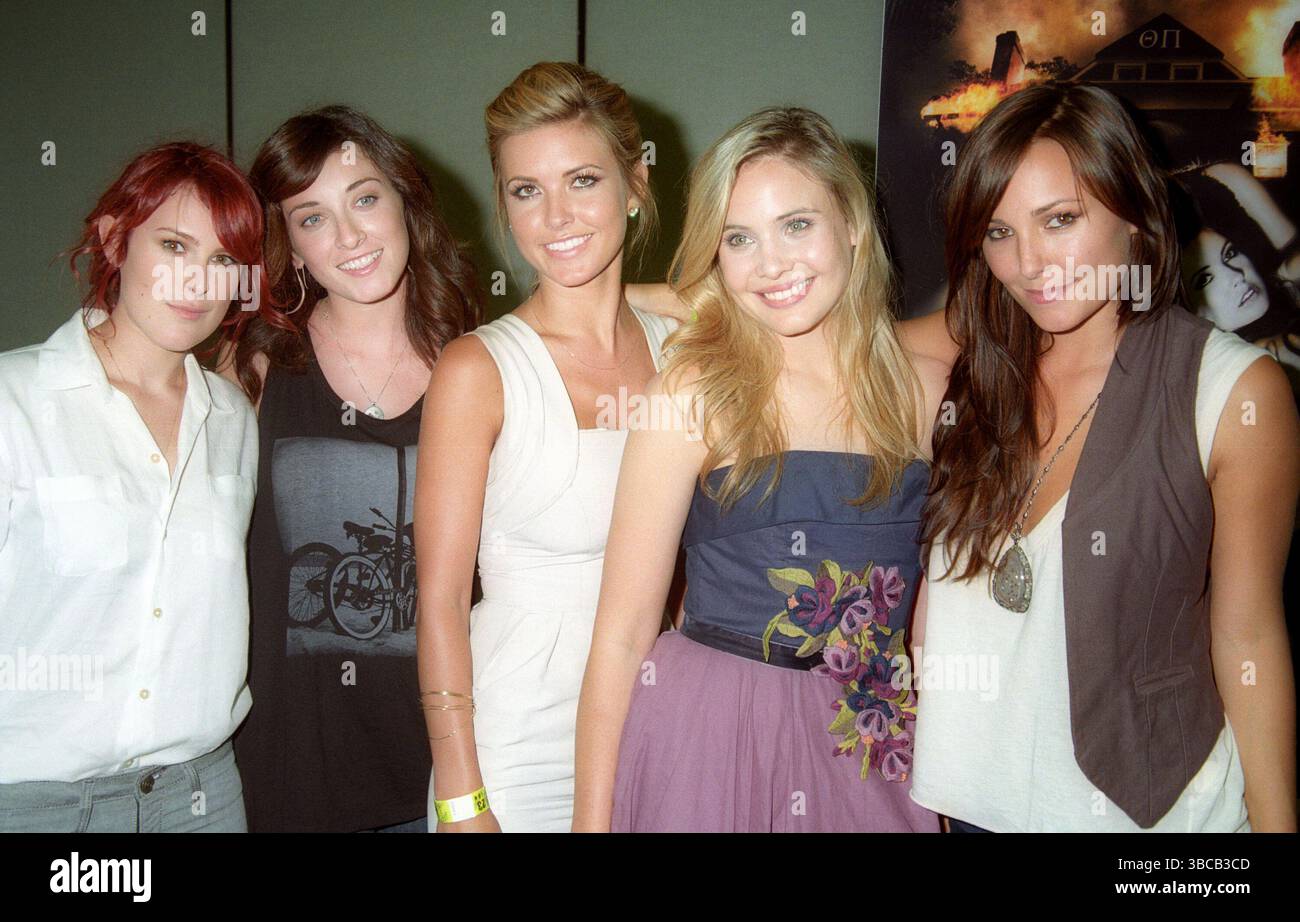 Rumer Willis, Margo Harshman, Audrina Patridge, Leah Pipes and Briana ...