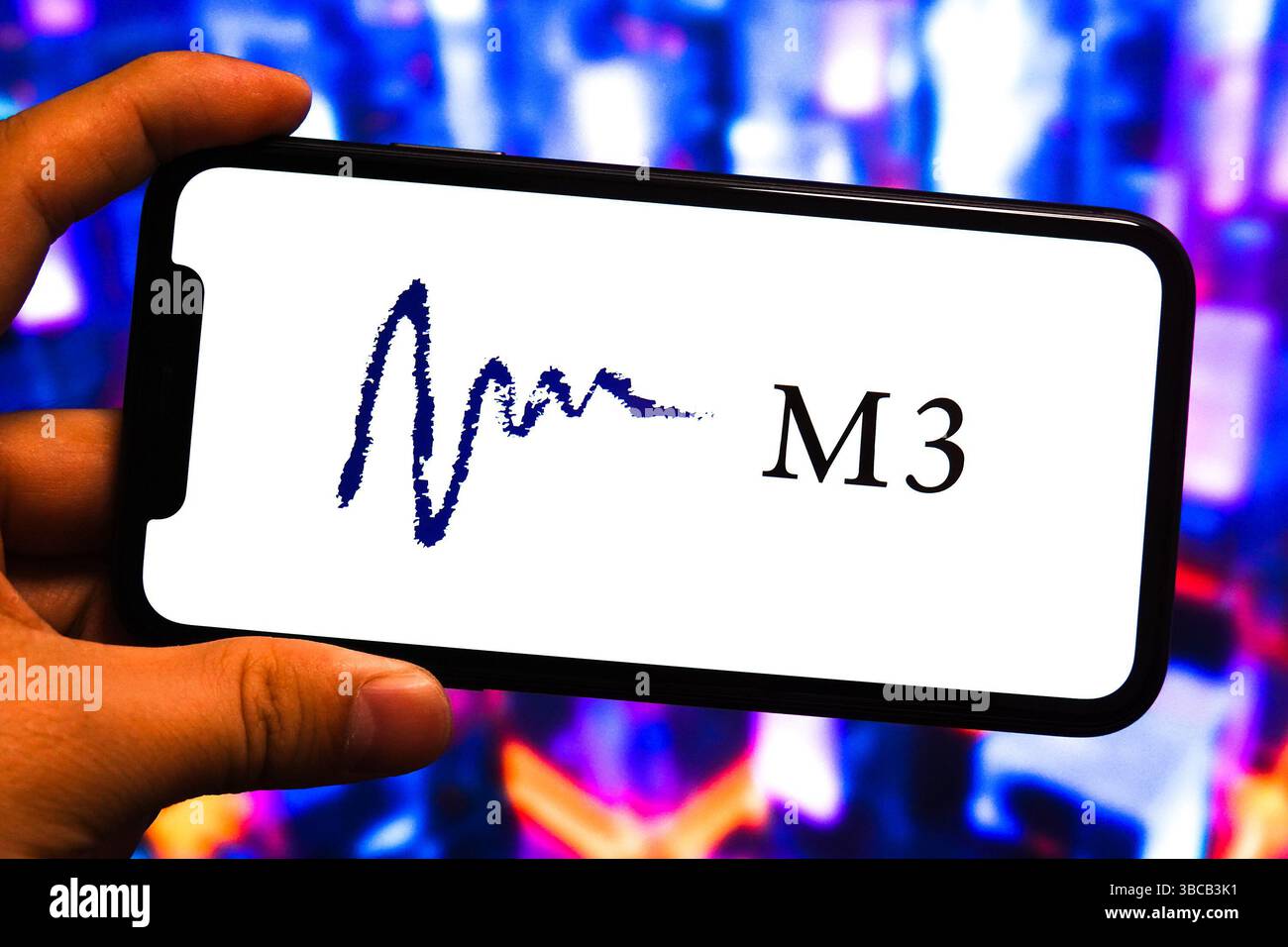 China. 19th May, 2025. In this photo illustration, the logo of M3 Inc is seen displayed on the ...