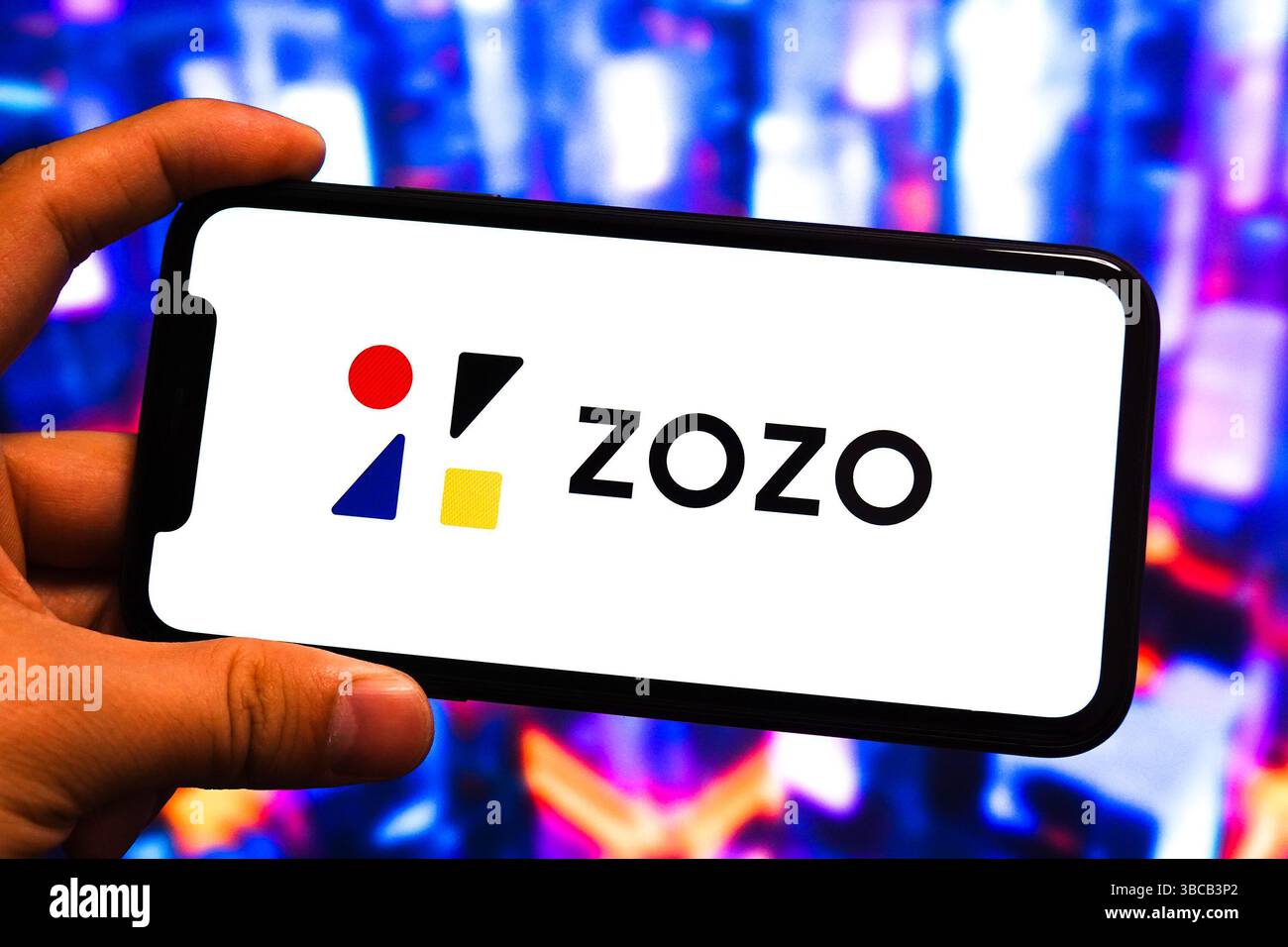 China. 19th May, 2025. In this photo illustration, a ZOZO logo is seen ...