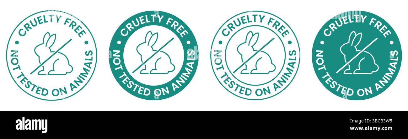 Cruelty Free label, logo, badge, icon, sticker, symbol, emblem, stamp ...