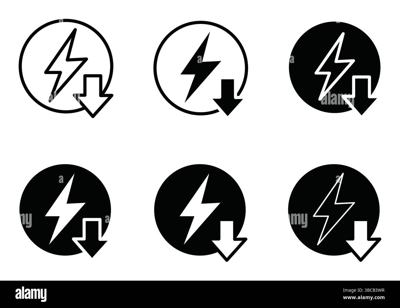 Energy reduction Stock Vector Images - Alamy