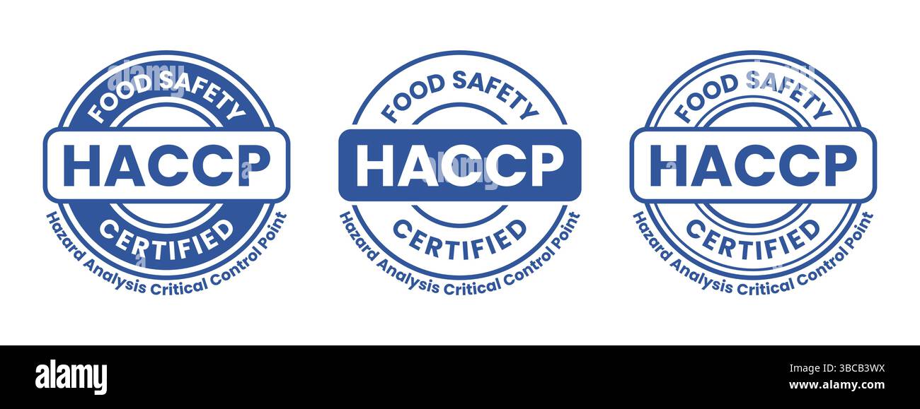 Haccp logo badge icon hi-res stock photography and images - Alamy
