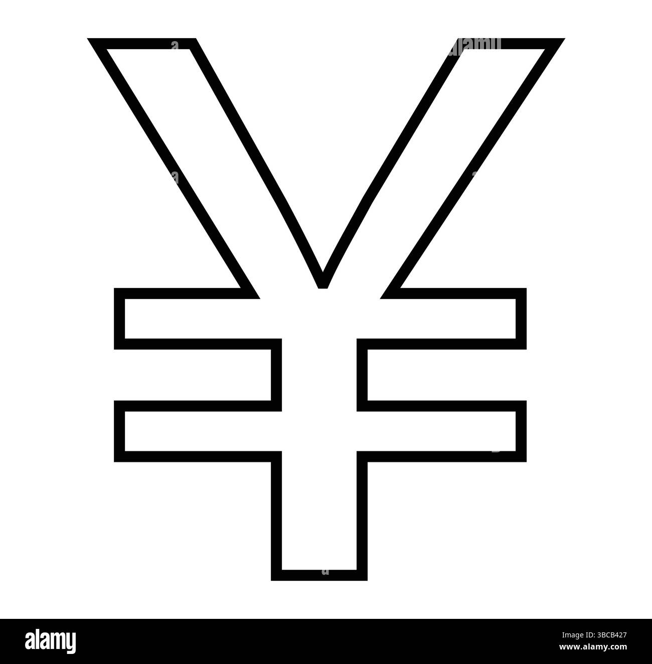 Japanese yen symbol icon silhouette vector flat illustration design ...