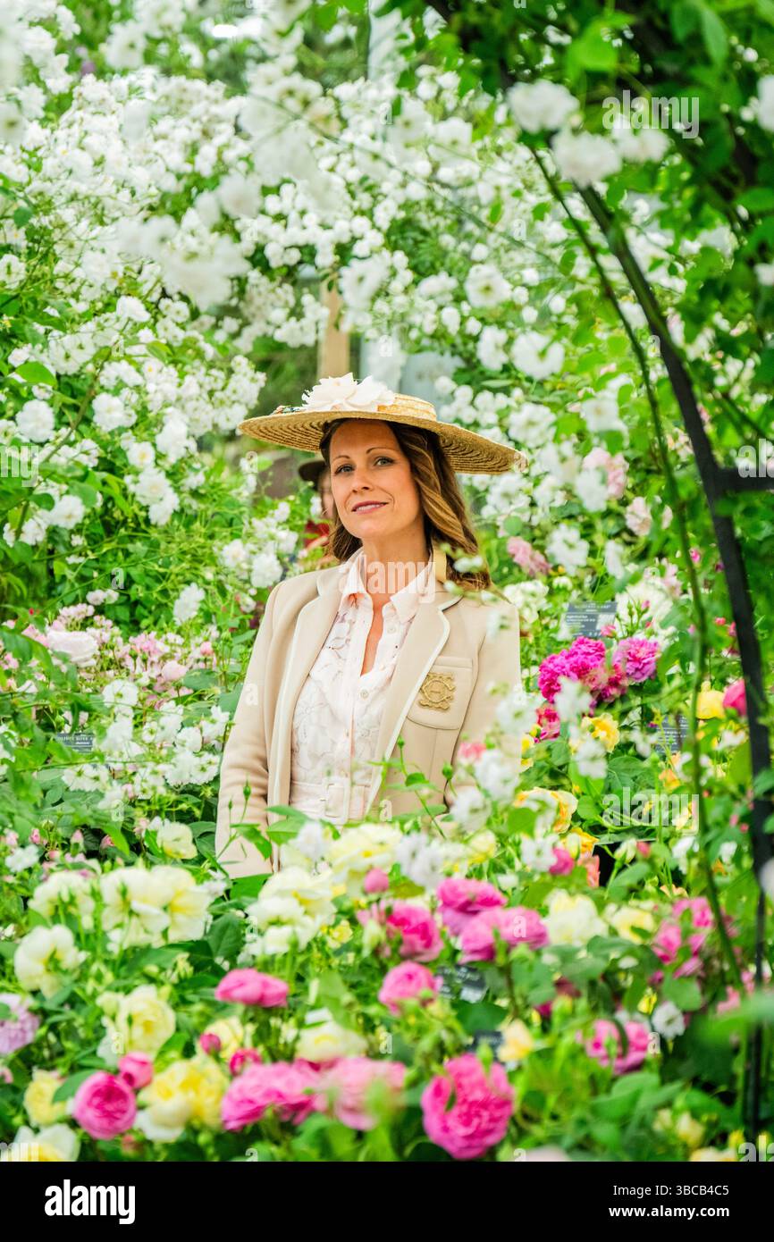 London, UK. 19th May, 2025. August Bernstein visit David Austin Roses ...