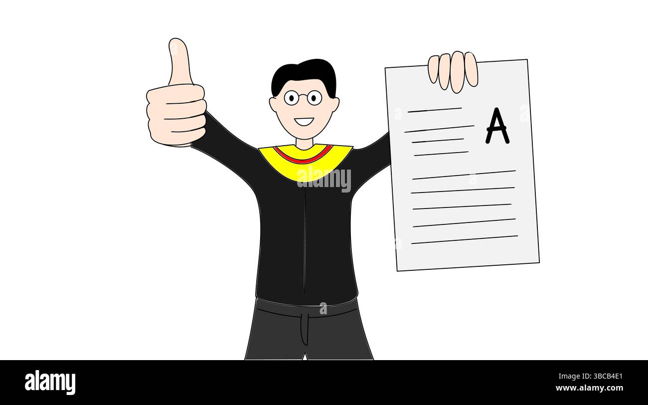 Exam success motivation Stock Vector Images - Alamy