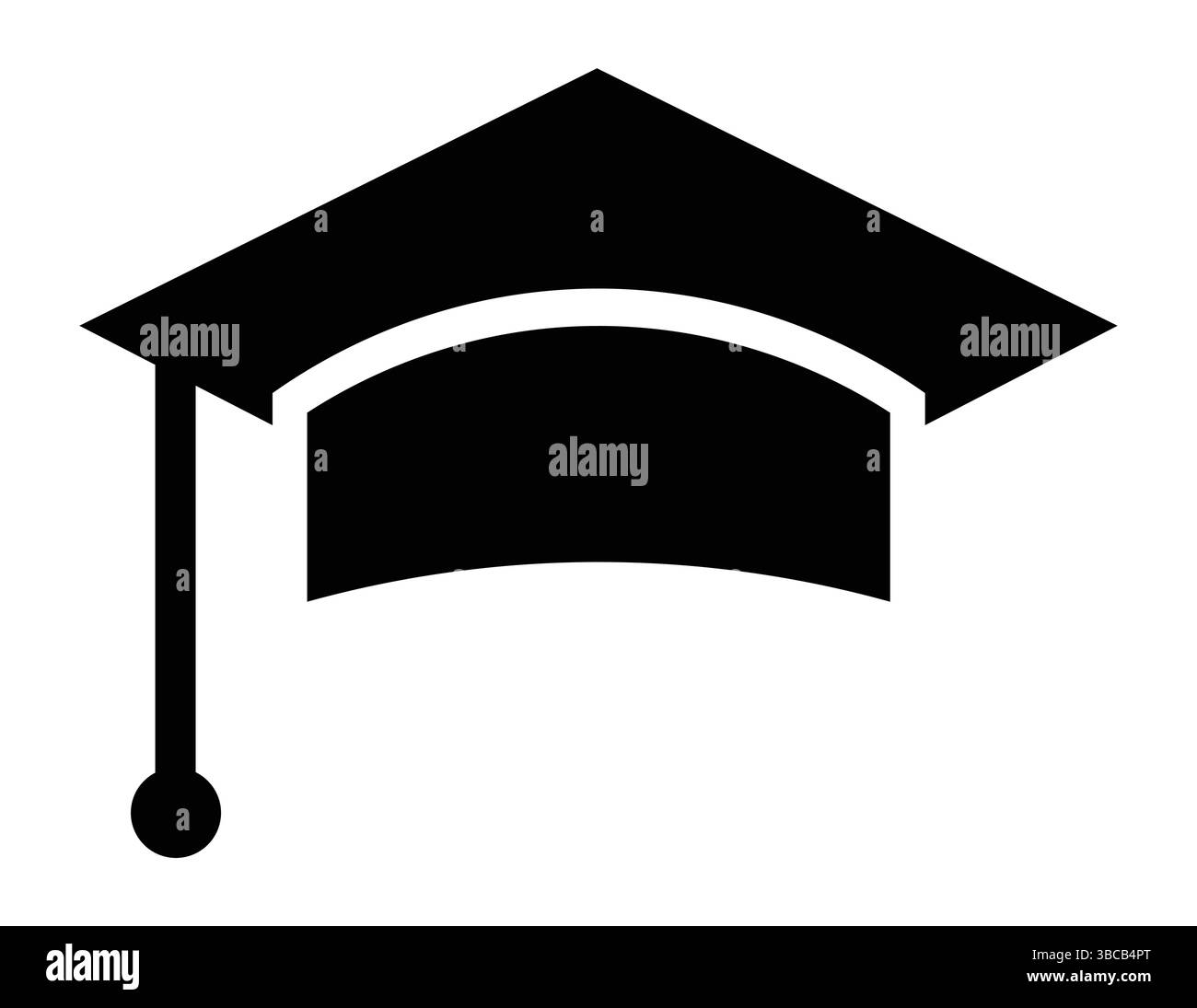 Degree symbol, Education icon vector illustration. College cap or ...