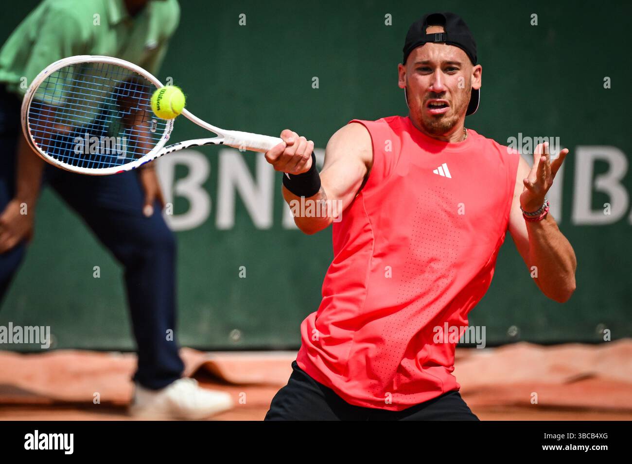 Kyrian JACQUET of France during the first qualifying day of the Roland ...