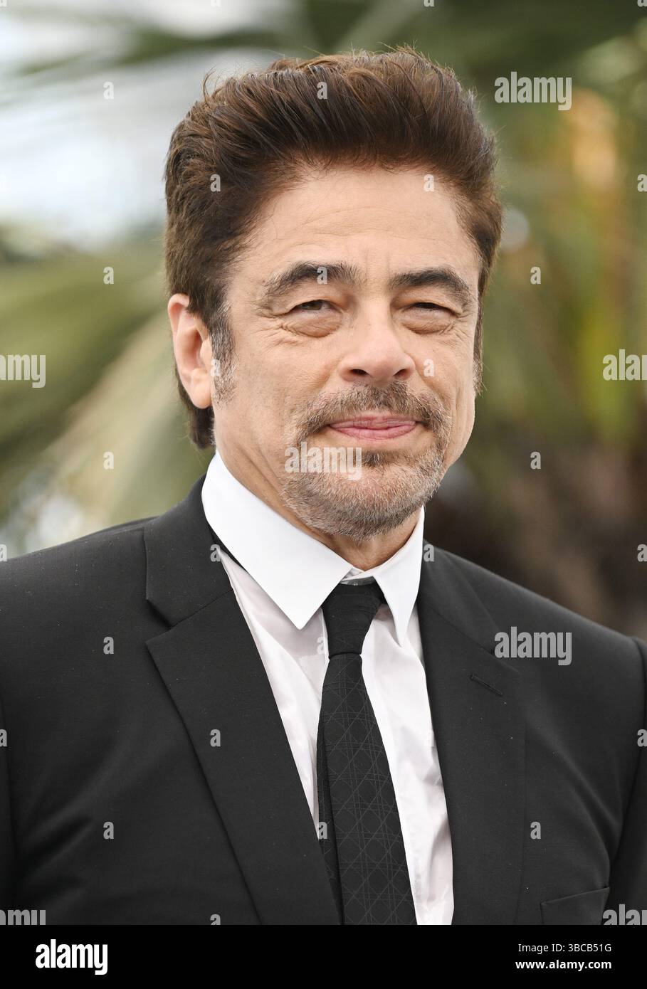 Cannes, France. 19th May, 2025. American actor Benicio Del Toro attends ...
