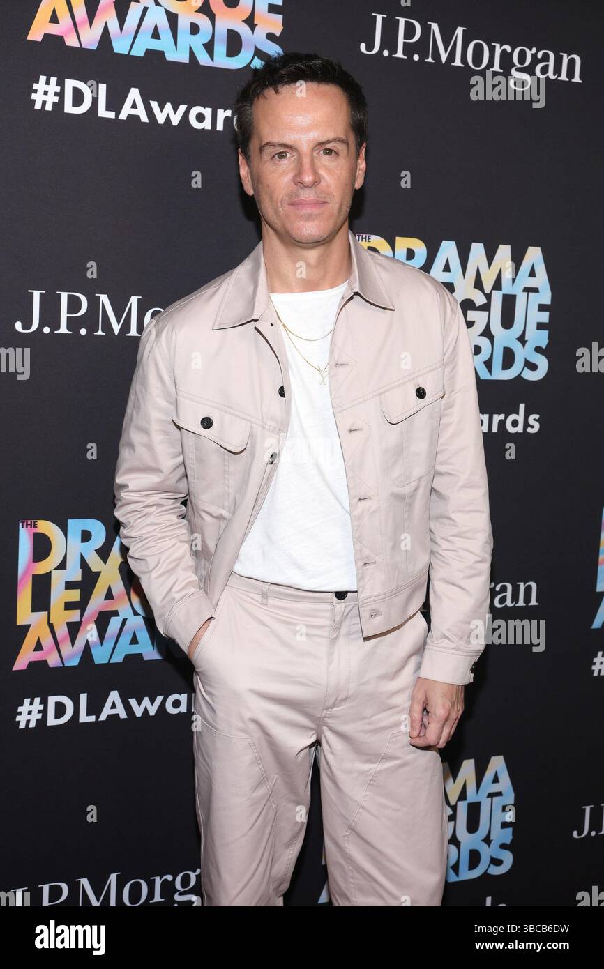 Andrew Scott at arrivals for The 2025 Drama League Awards, The Ziegfeld ...