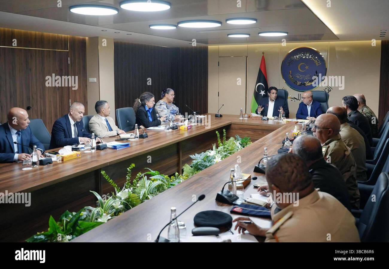 Libyan Army Commander, Khalifa Haftar, meets with the Special ...