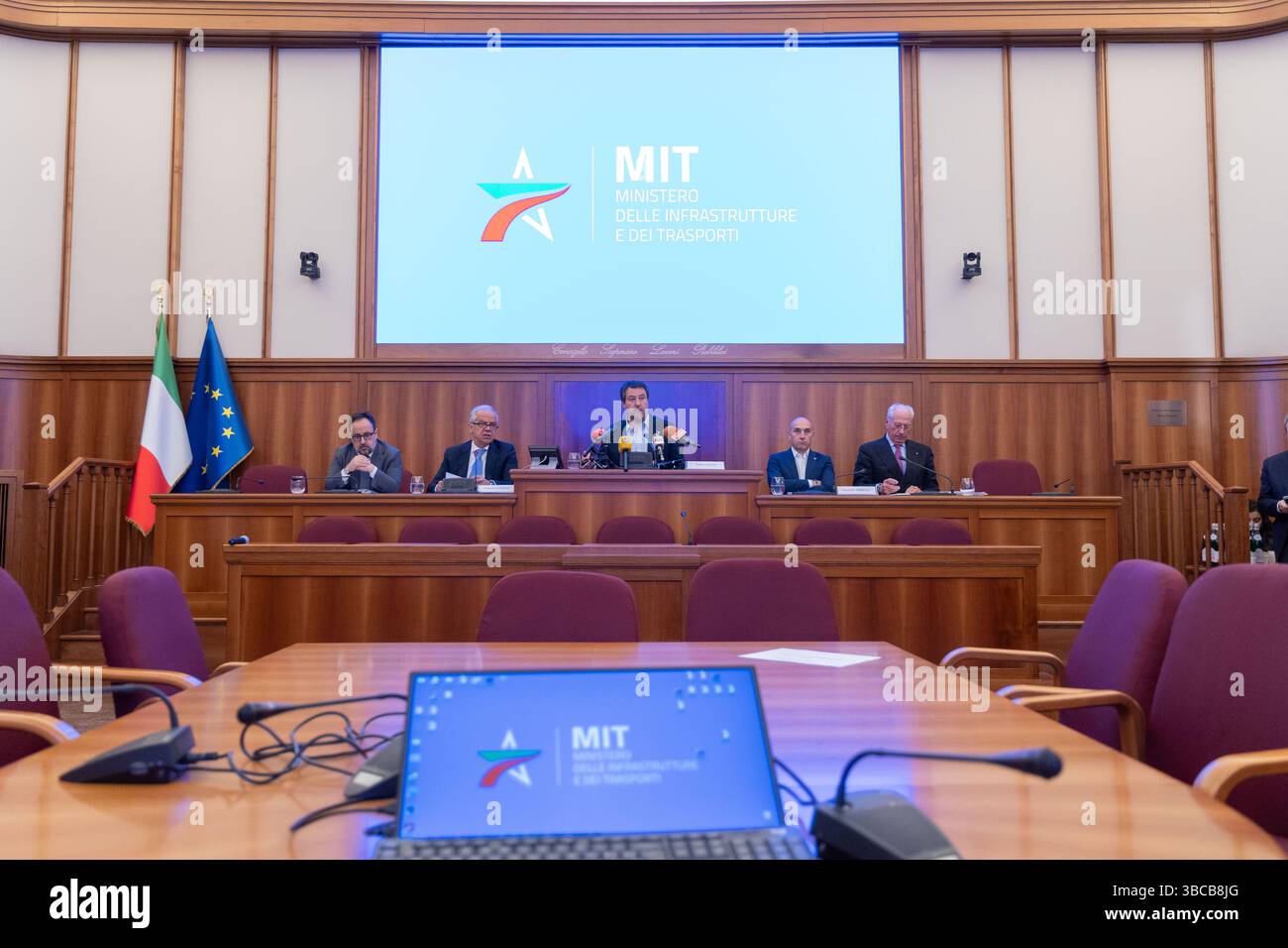 Rome, Italy. 19th May, 2025. Press conference on the anti-mafia plan ...