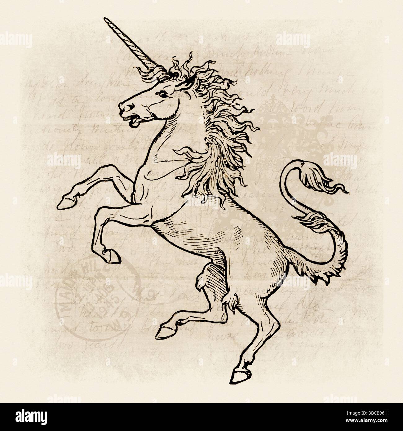 The Unicorn. Mythical creature from fantasy legends. Perfect for epic ...