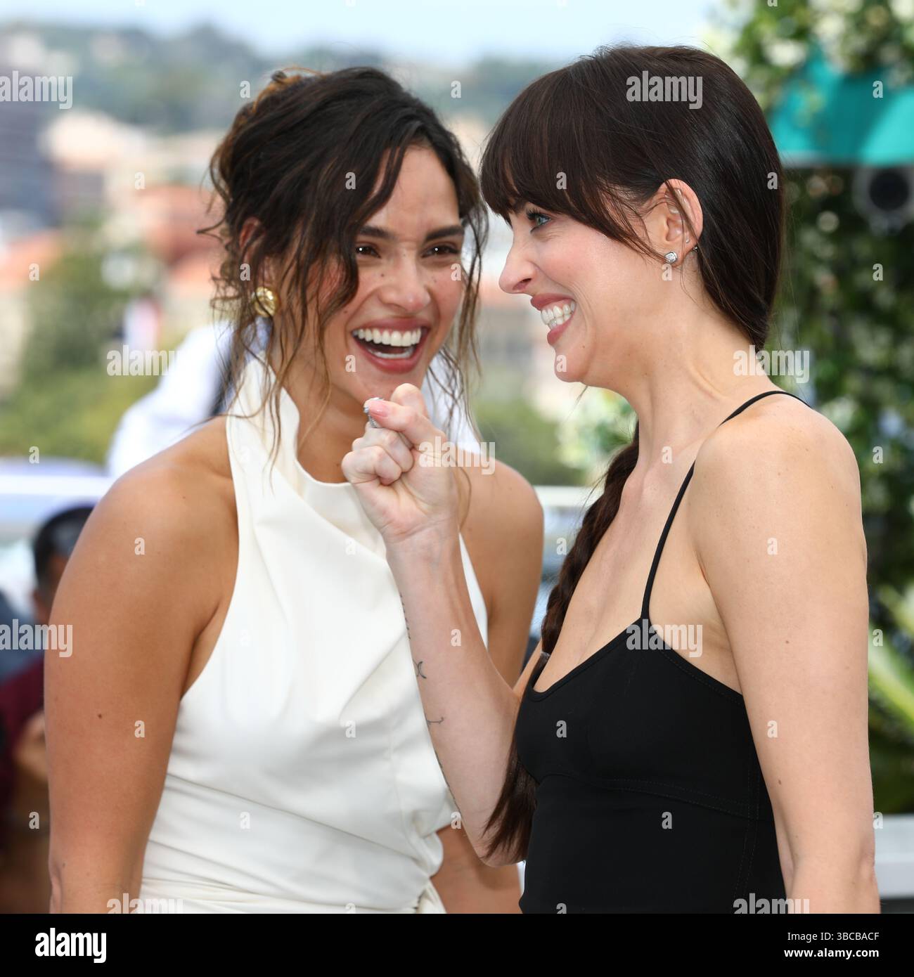 May 19, 2025, Cannes, Cote D'azur, France: ADRIA ARJONA and DAKOTA ...
