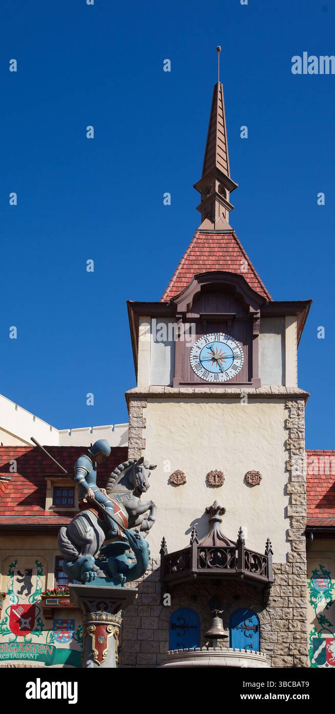 The Germany Pavilion traditional buildings, Epcot amusement park ...