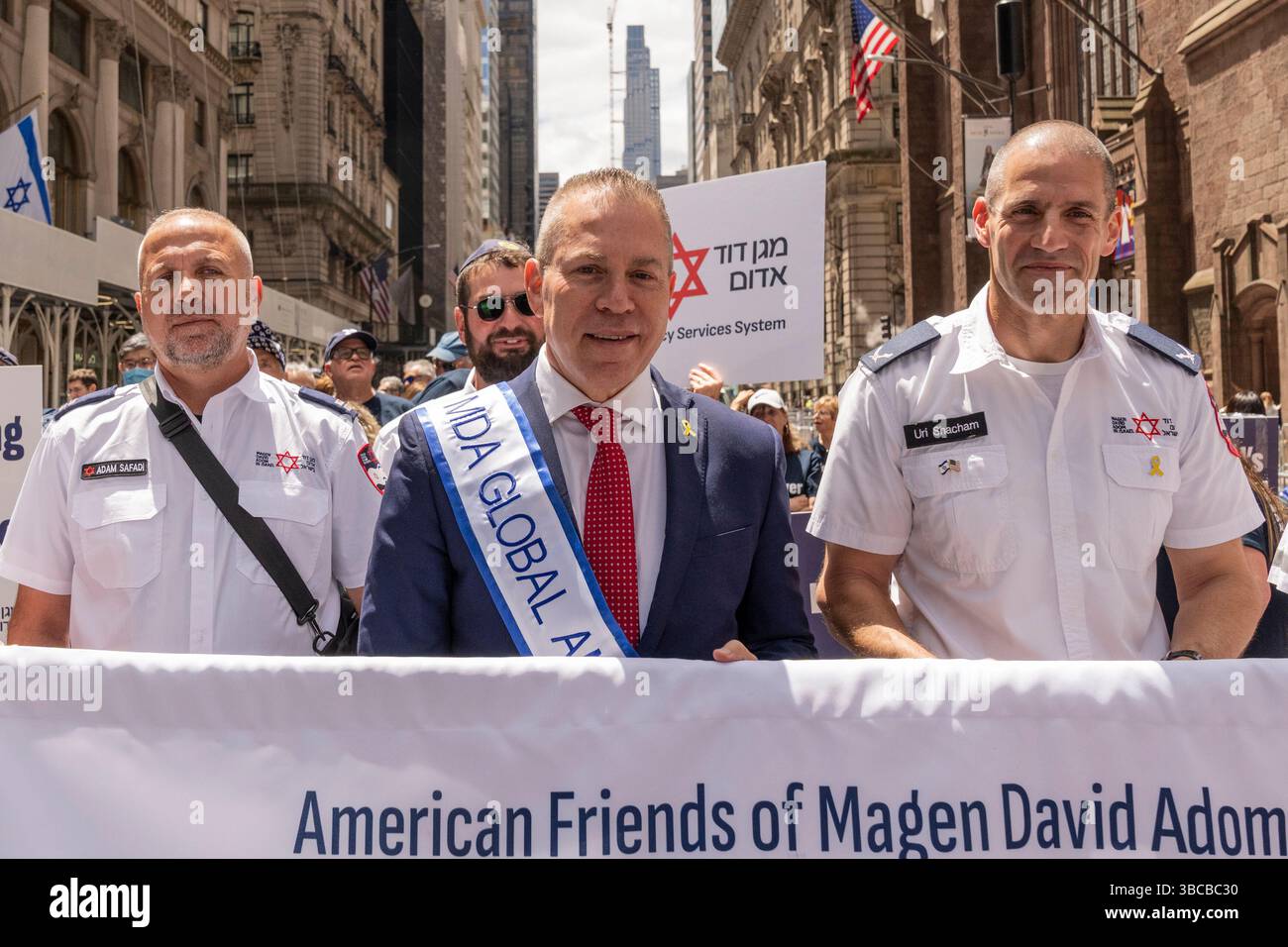 New York, United States. 18th May, 2025. President of Magen David Adam ...