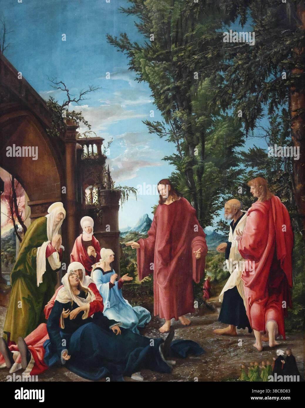 Christ taking Leave of his Mother by German painter Albrecht Altdorfer ...