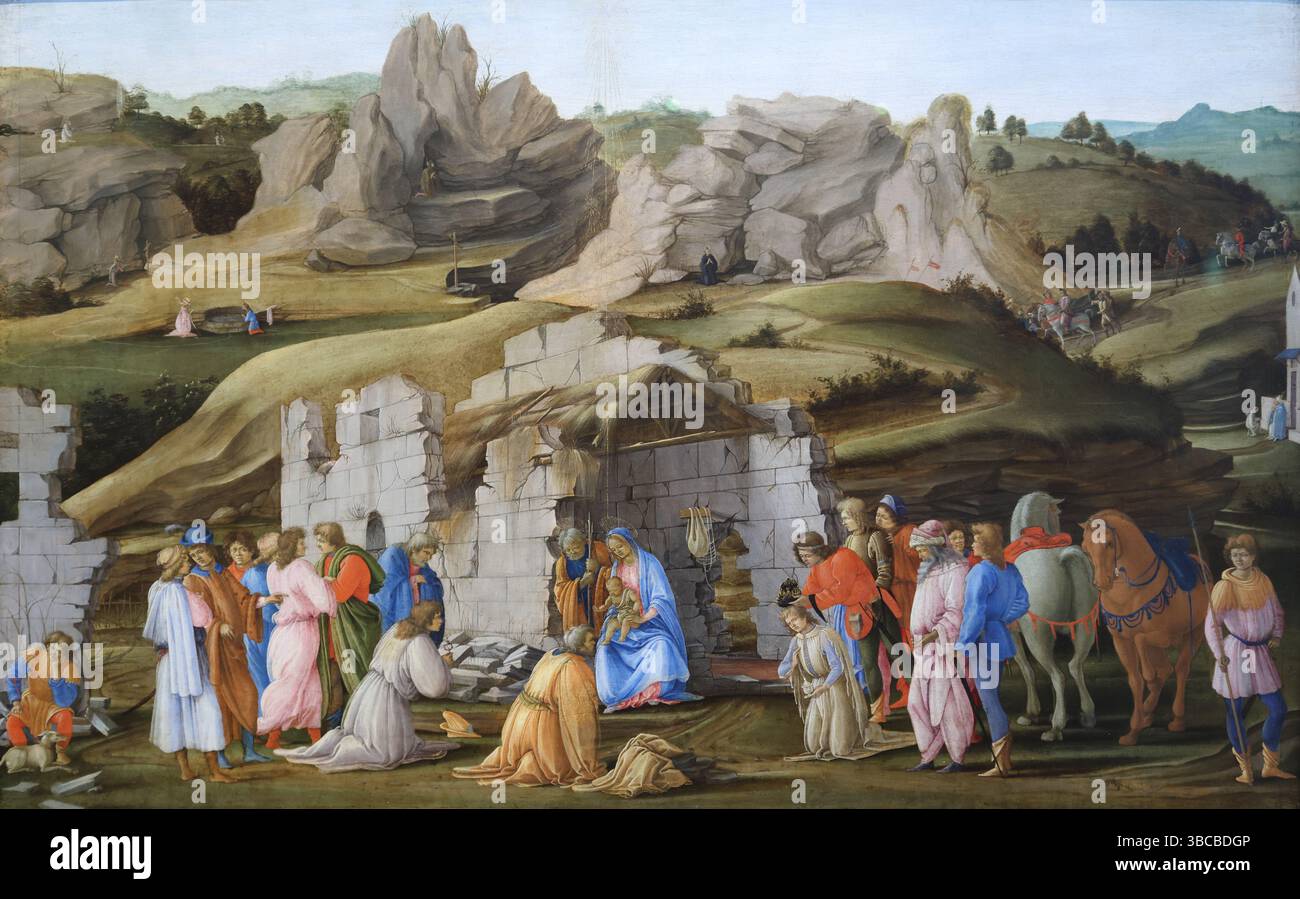 The Adoration of the Kings by Italian Renaissance painter Filippino ...