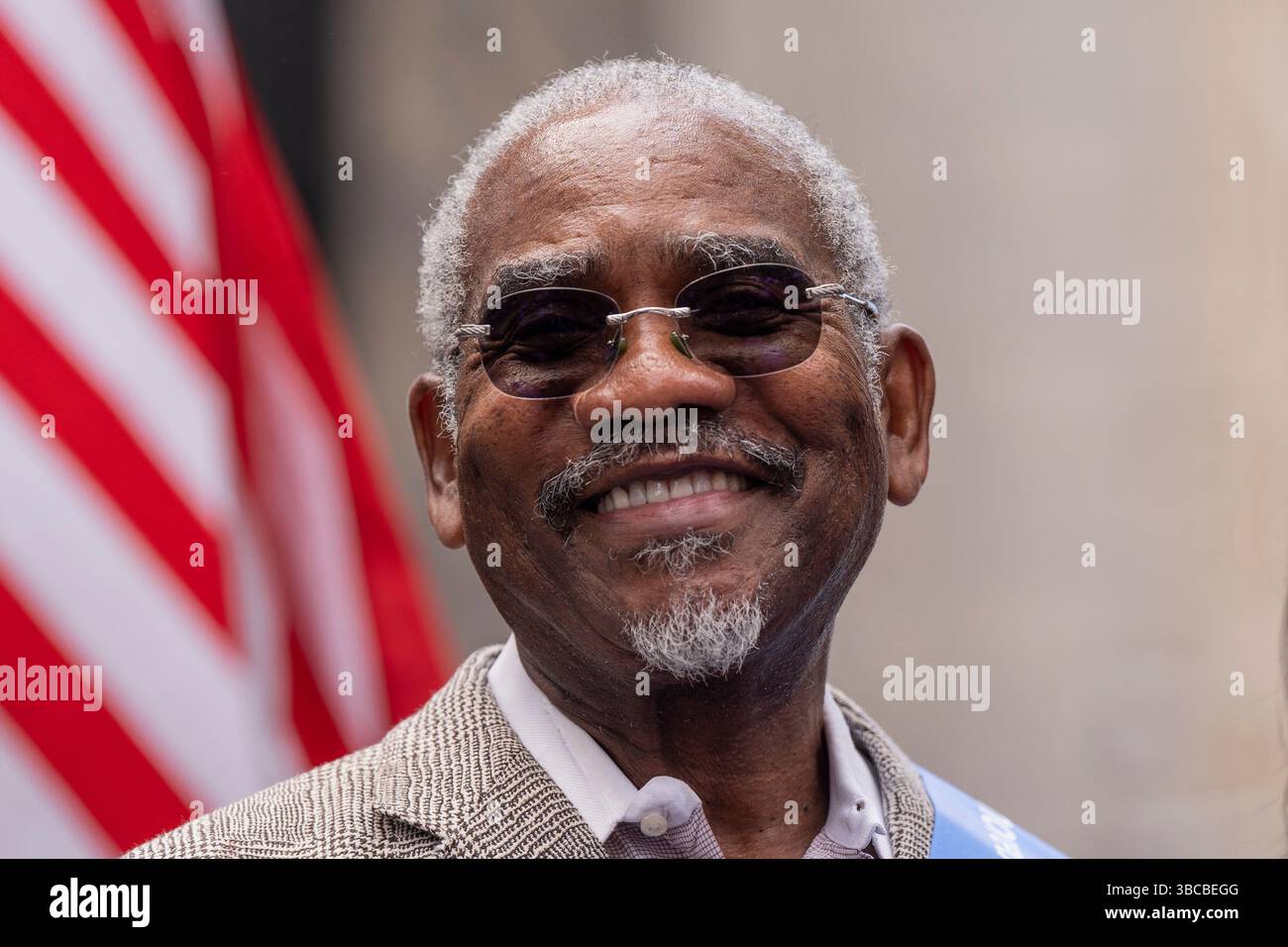 New York, New York, USA. 18th May, 2025. Congressman Gregory Meeks ...