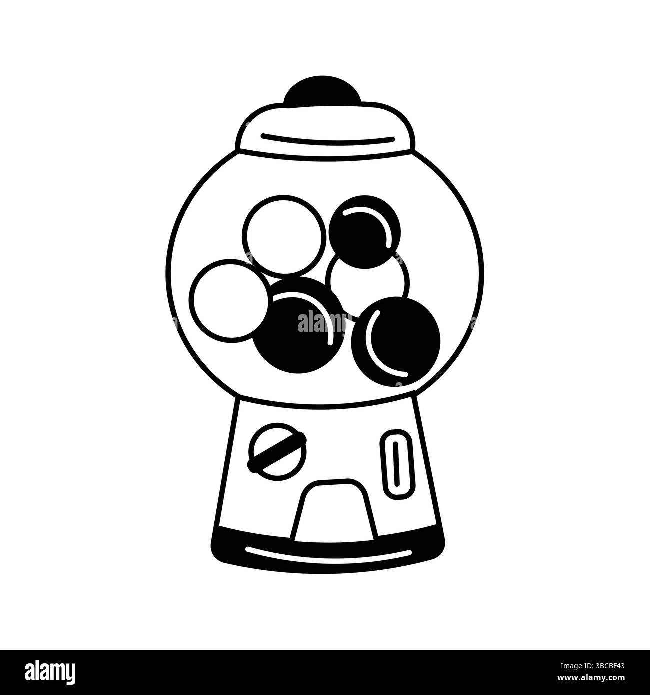 Take a look at this creatively crafted gumball machine vector Stock ...