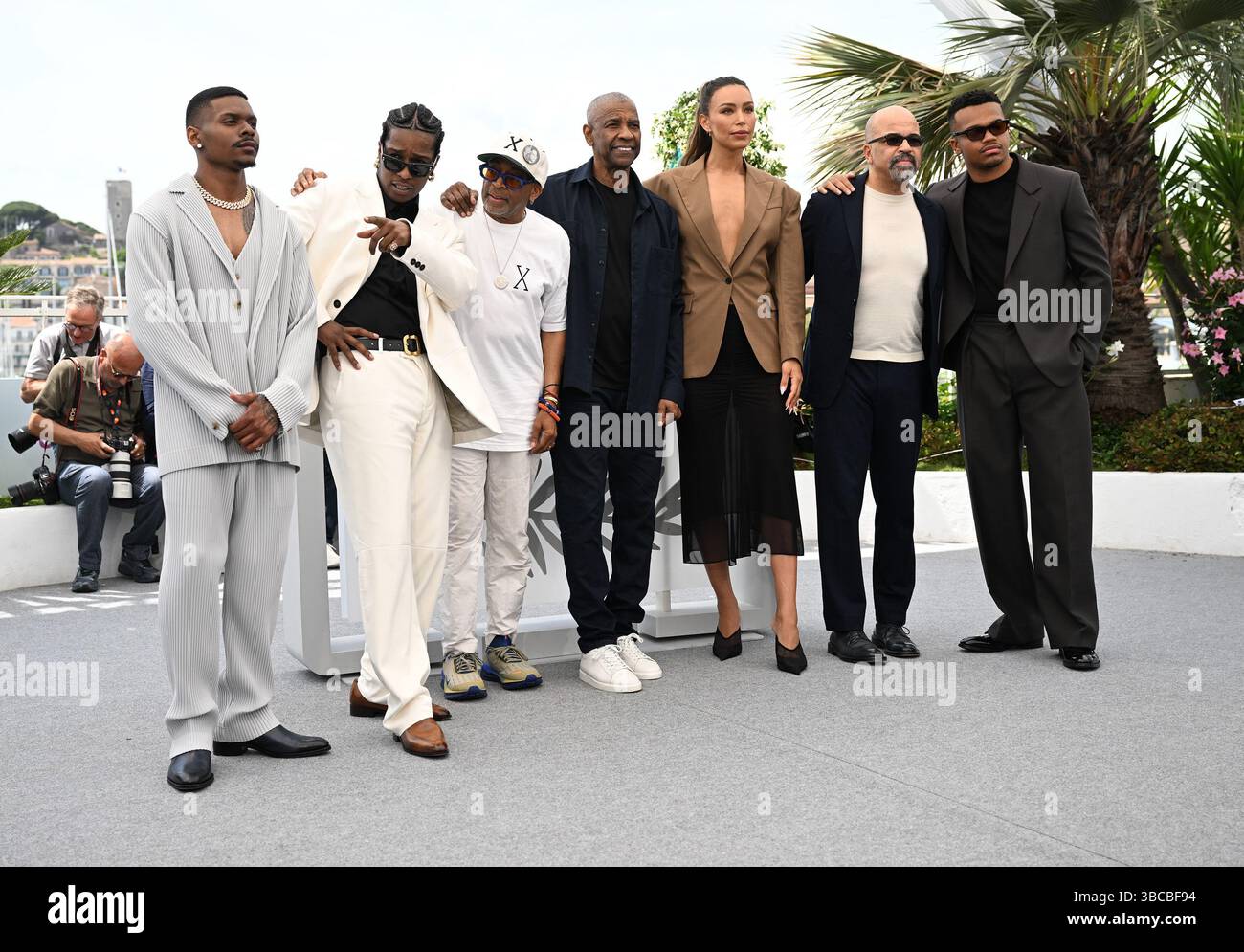 American actress Ilfenesh Hadera, director Spike Lee, actors Denzel ...