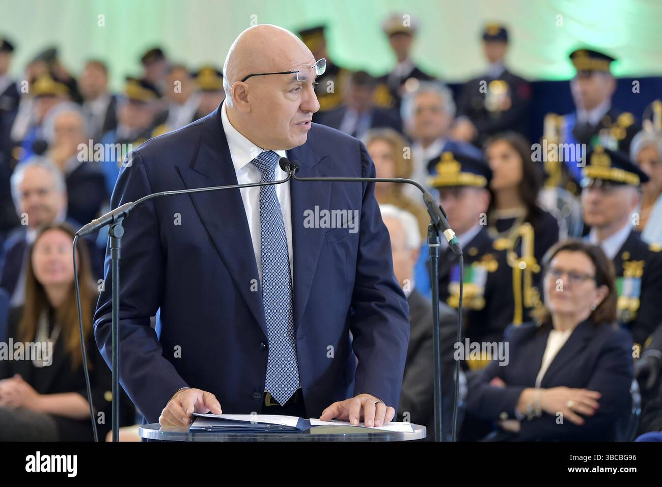 Ciampino, Italy. 19th May, 2025. The Minister of Defense of the Italian ...