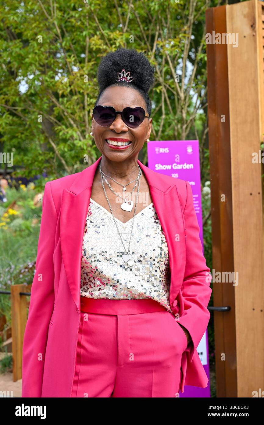 London, UK. 19th May, 2025. Baroness Dame Floella Benjamin at the RHS ...