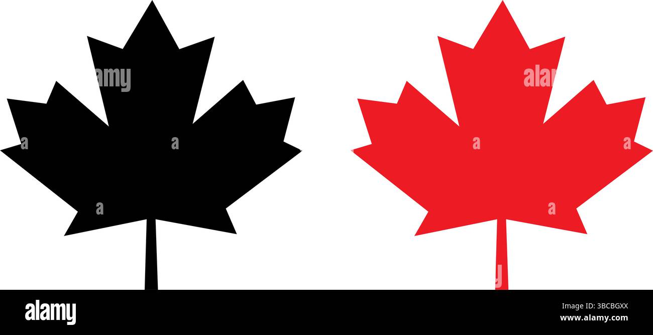 Canada leaf flag icon simple design Stock Vector Image & Art - Alamy