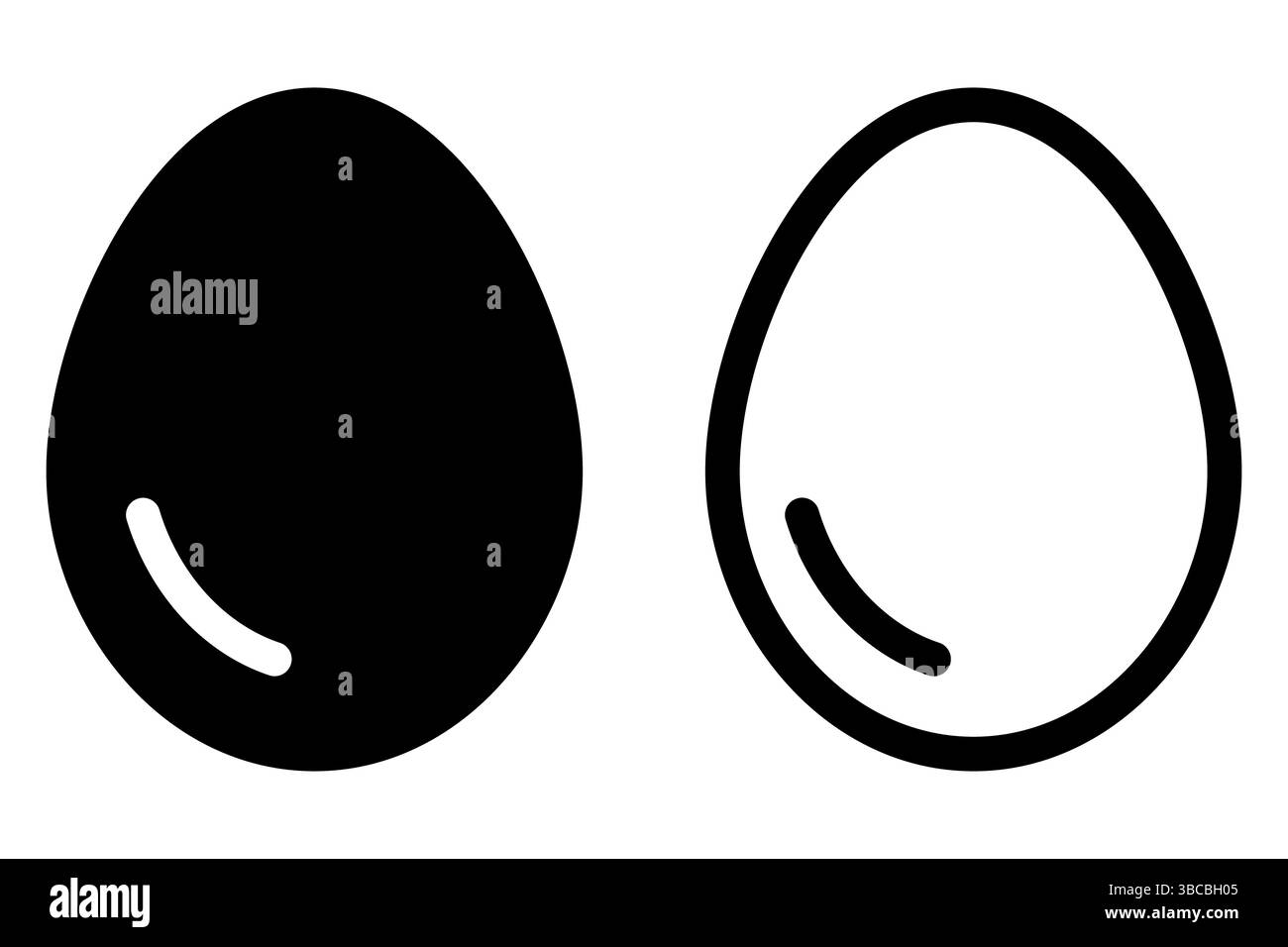 Eggs icon symbol simple design Stock Photo - Alamy