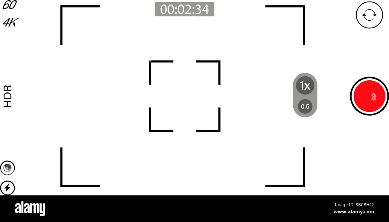 Focus on phone screen Stock Vector Images - Alamy